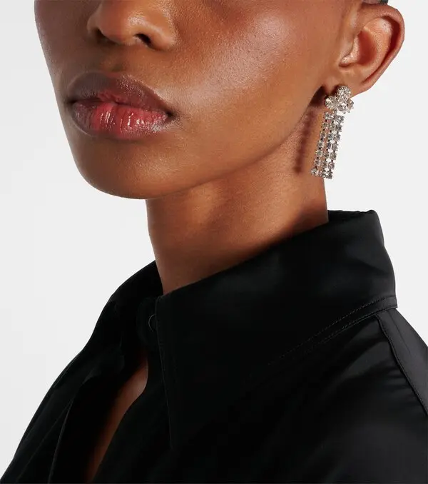 JIL SANDER Crystal-embellished Earrings
