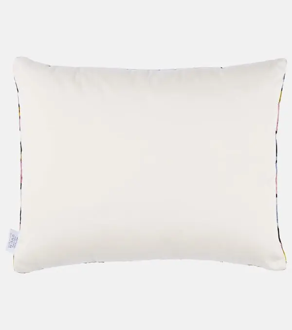 LES-OTTOMANS Velvet Cushion