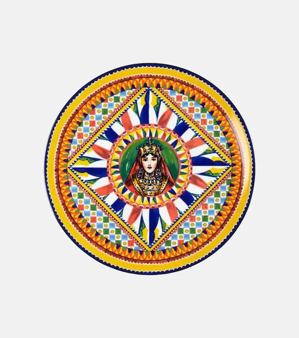 Dolce & Gabbana Carretto Siciliano Charger Plate - Multicoloured