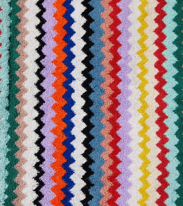 Missoni Riverbero Zigzag Cotton Terry Bathrobe - Multicoloured