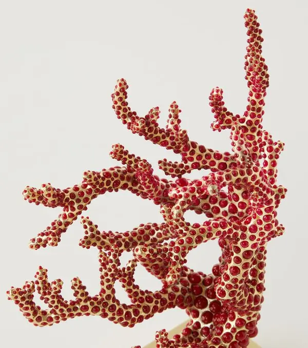 L'Objet Coral Gold-plated Bookend