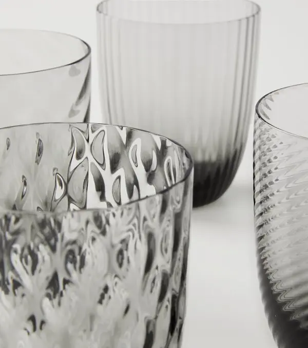 NASONMORETTI Idra Set Of 6 Glasses - Grey