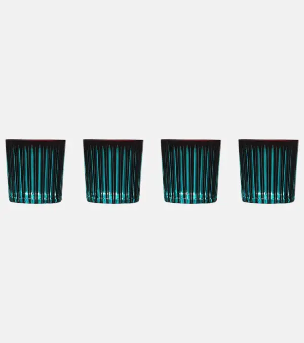 L'Objet Prism Set Of 4 Glasses - Blue