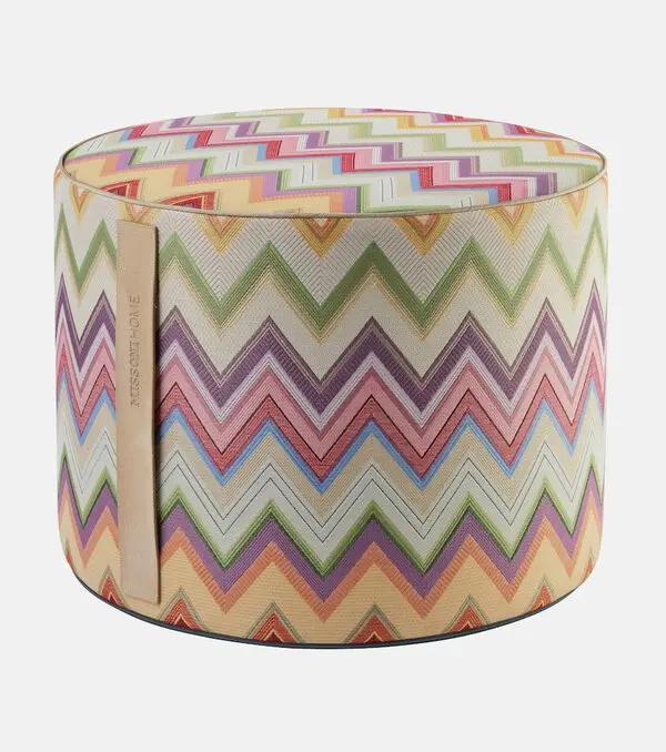 Missoni Agadir Zigzag Pouf - Multicoloured