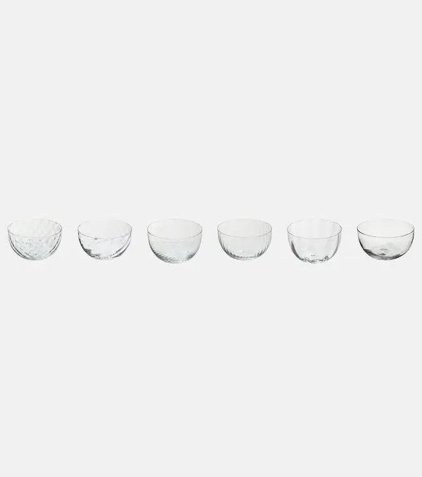 NASONMORETTI Idra Set Of 6 Cups - Neutrals