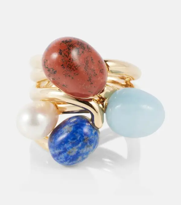 Zimmermann Plated Ring With Gemstones - Multicoloured