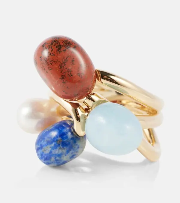 Zimmermann Plated Ring With Gemstones