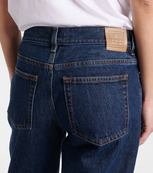 TOTEME Low-rise Straight Leg Jeans
