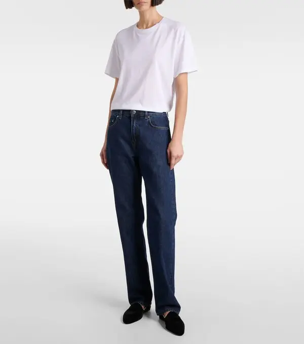 TOTEME Low-rise Straight Leg Jeans