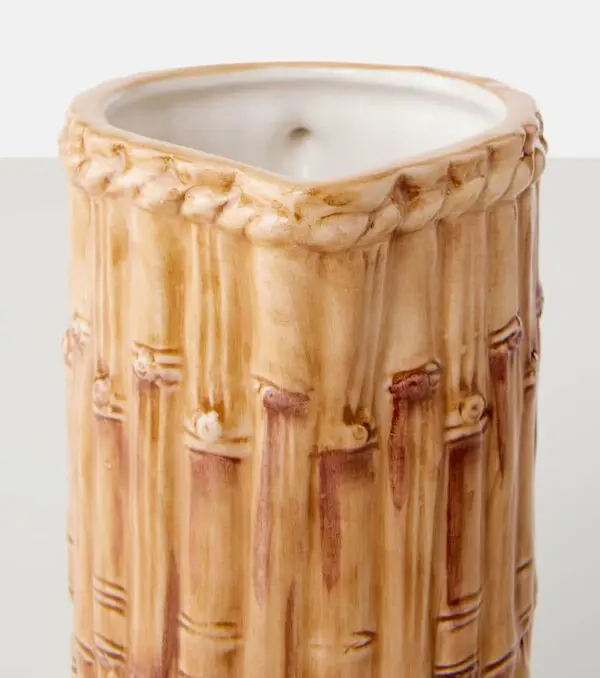 LES-OTTOMANS Bamboo Ceramic Pitcher