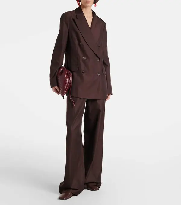 JOSEPH Valery Silk And Cotton Blazer