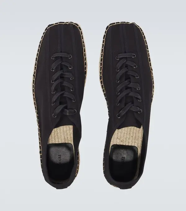 LEMAIRE Linoleum Canvas Espadrilles