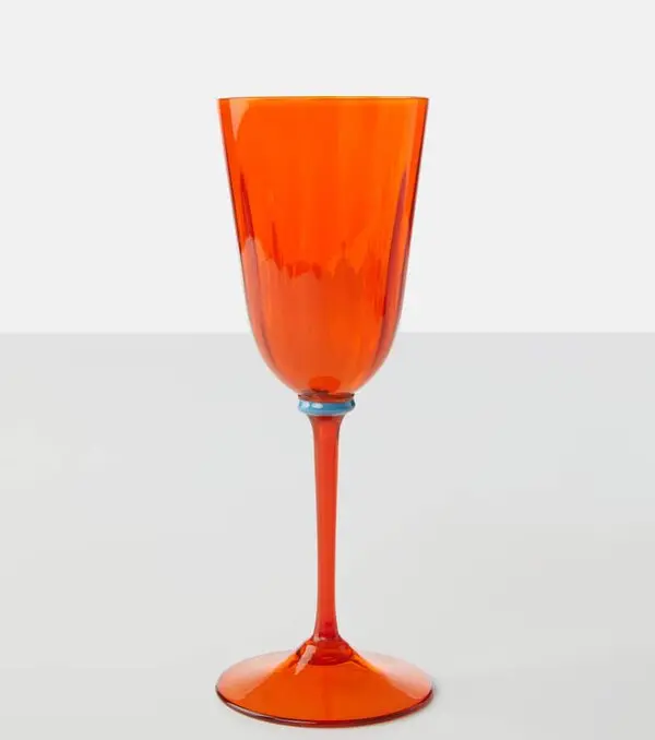 La DoubleJ Rainbow Set Of 8 Wine Glasses - Multicoloured
