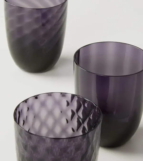 NASONMORETTI Idra Set Of 6 Glasses - Purple