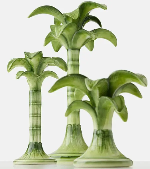 LES-OTTOMANS Palm Medium Candle Holder