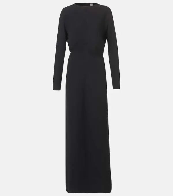 TOTEME Draped Cady Maxi Dress