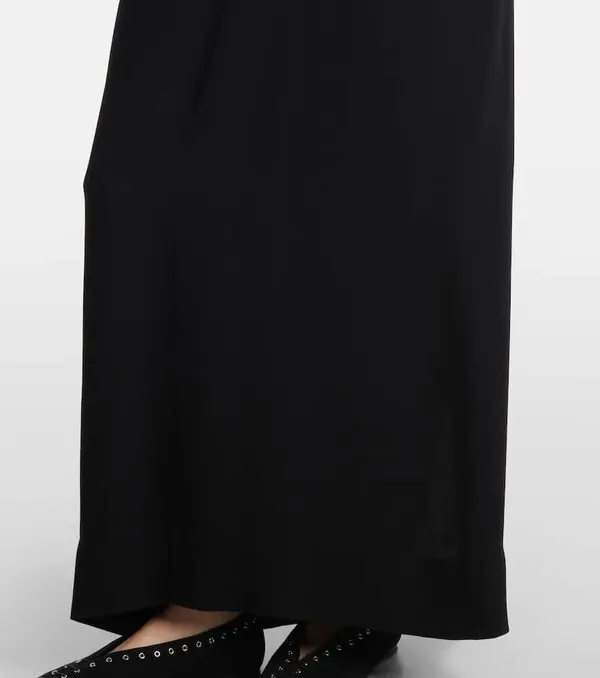 TOTEME Draped Cady Maxi Dress