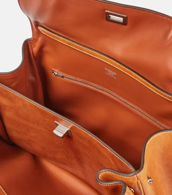Balenciaga Rodeo Medium Leather Shoulder Bag