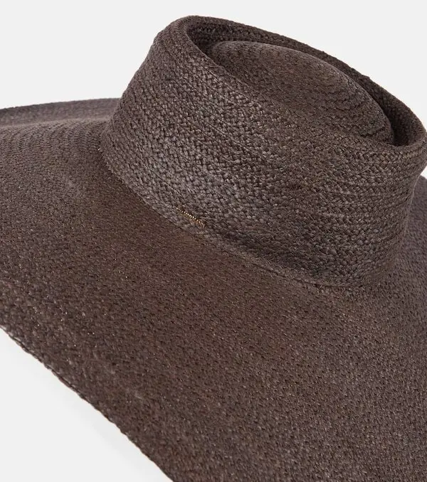Zimmermann Raffia Sun Hat - Brown