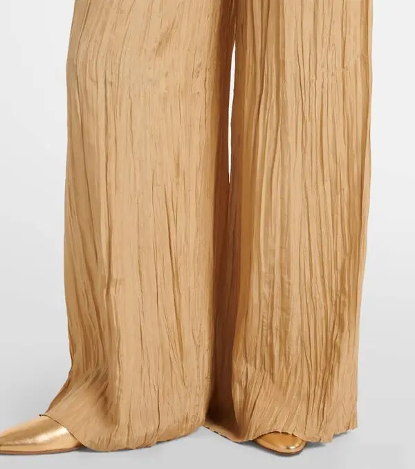 JOSEPH Thoresby Silk Palazzo Pants - Neutrals