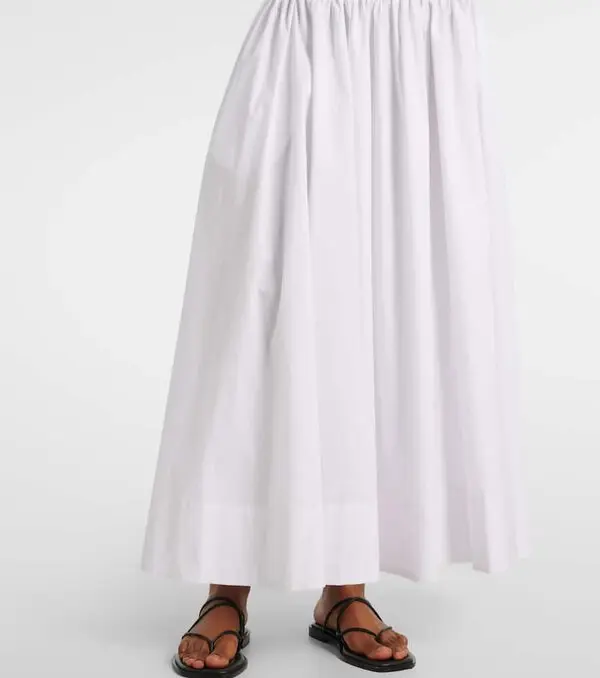 Staud Yamila Gathered Maxi Dress