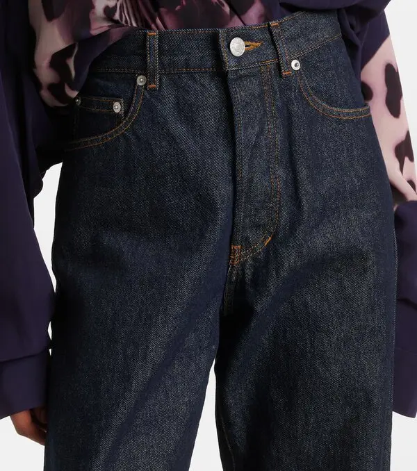 Dries Van Noten High-rise Wide-leg Jeans