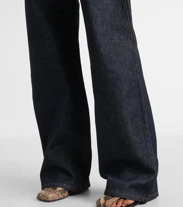 Dries Van Noten High-rise Wide-leg Jeans