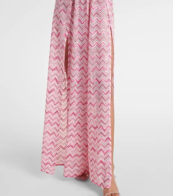 Missoni Zigzag Halterneck Jumpsuit - Pink
