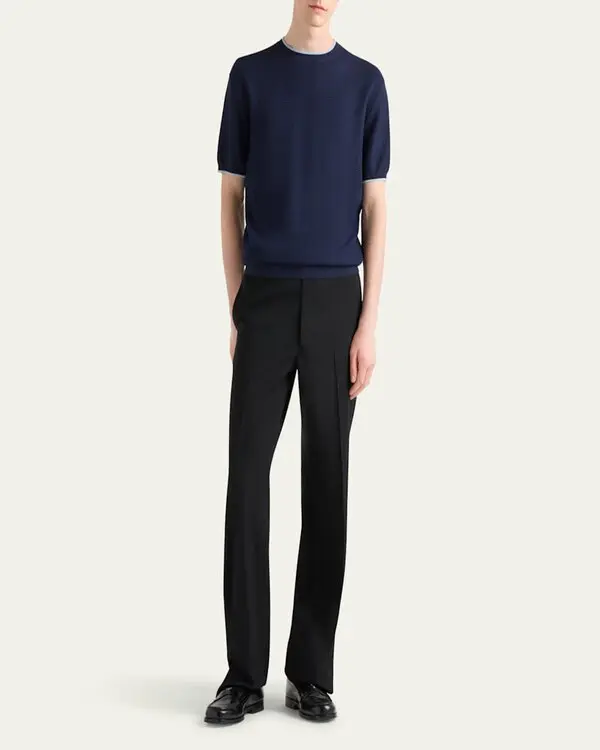 Prada Silk-cotton Mesh Sweater