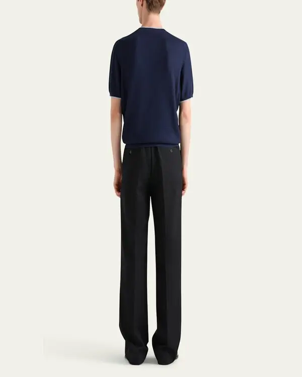 Prada Silk-cotton Mesh Sweater
