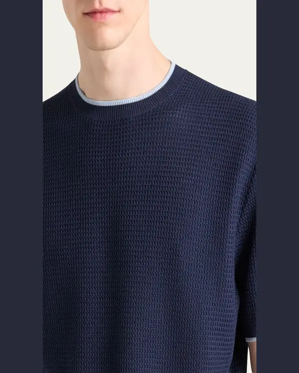 Prada Silk-cotton Mesh Sweater