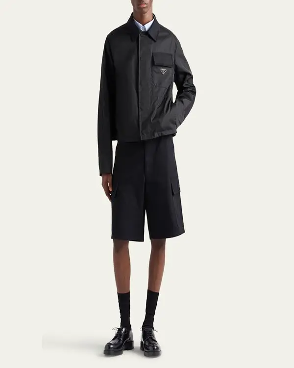 Prada Cropped Re-nylon Jacket