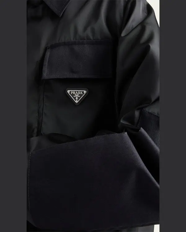 Prada Cropped Re-nylon Jacket
