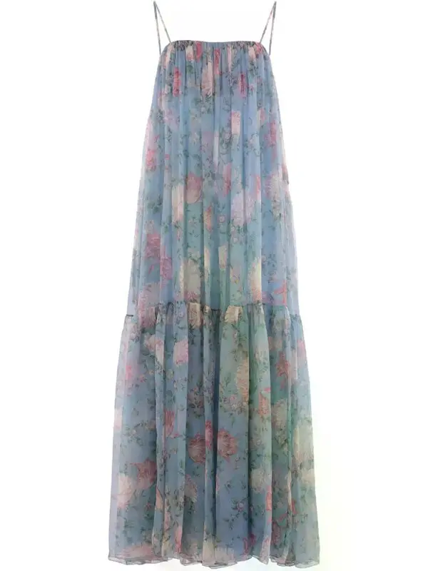 Chloé Sleeveless Maxi Dress - Blue