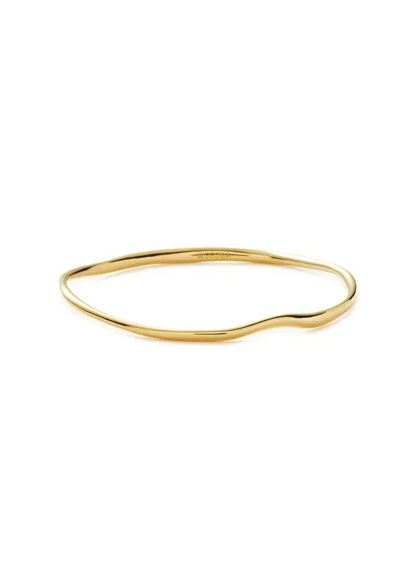 MISSOMA Molten Ripple Vermeil Bangle - Gold