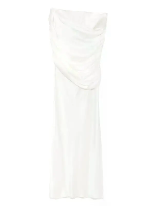 Giuseppe Di Morabito Draped Silk Maxi Skirt