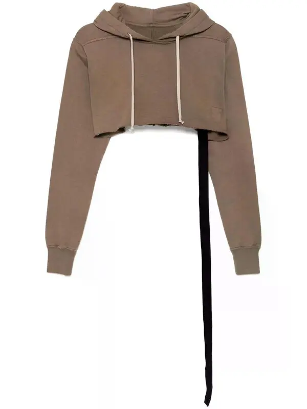 Rick Owens Cropped Hoodie