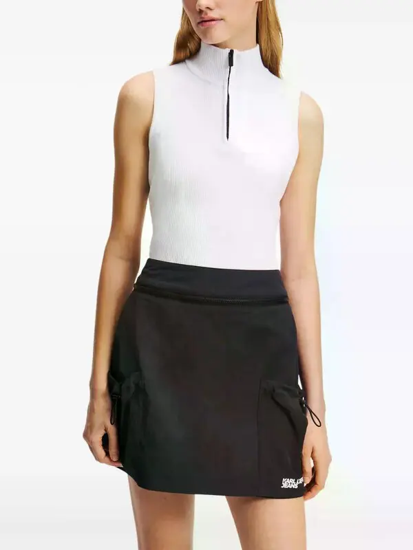 Karl Lagerfeld Sleeveless Knitted Top
