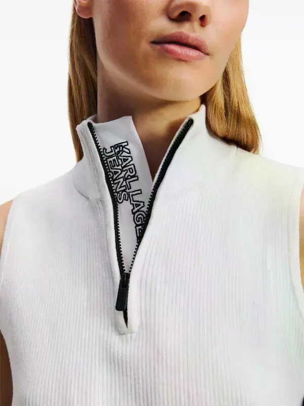Karl Lagerfeld Sleeveless Knitted Top