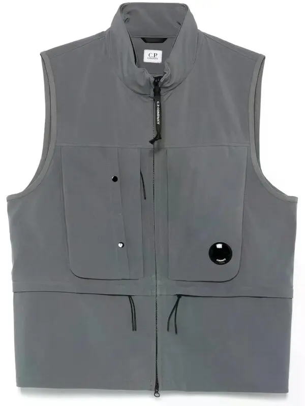 C.P. COMPANY Shell-r Gilet - Grey