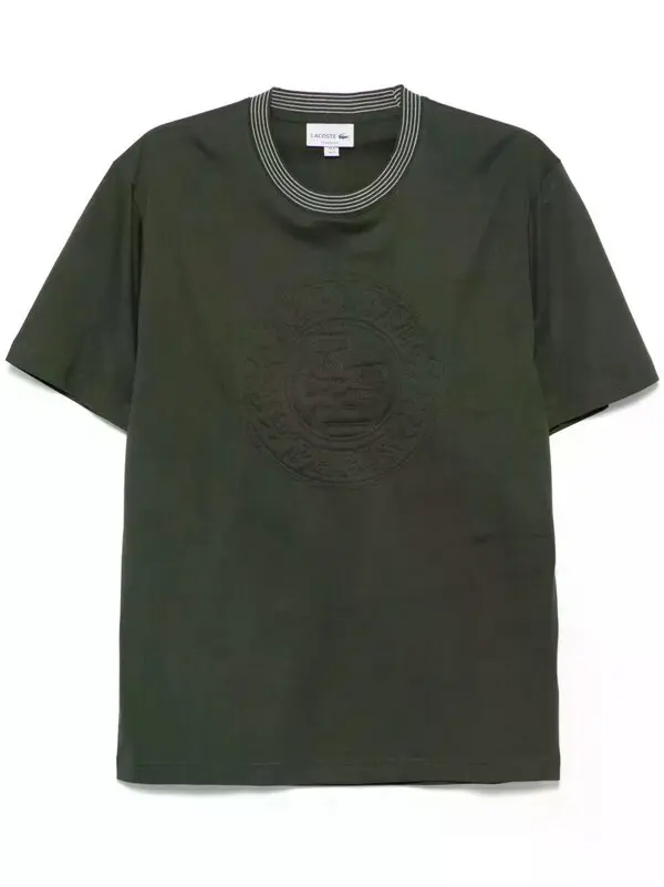 Lacoste Embroidered Cotton T-shirt