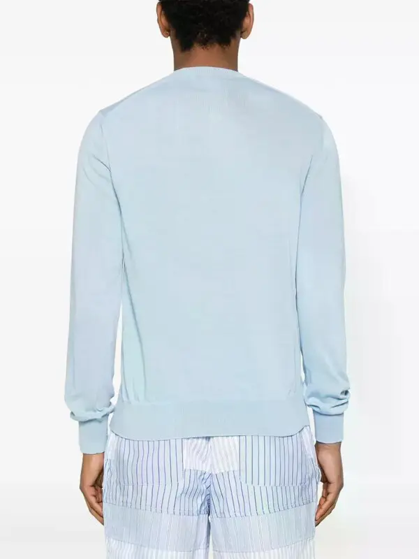 Comme Des Garçons Crew-neck Sweater - Blue