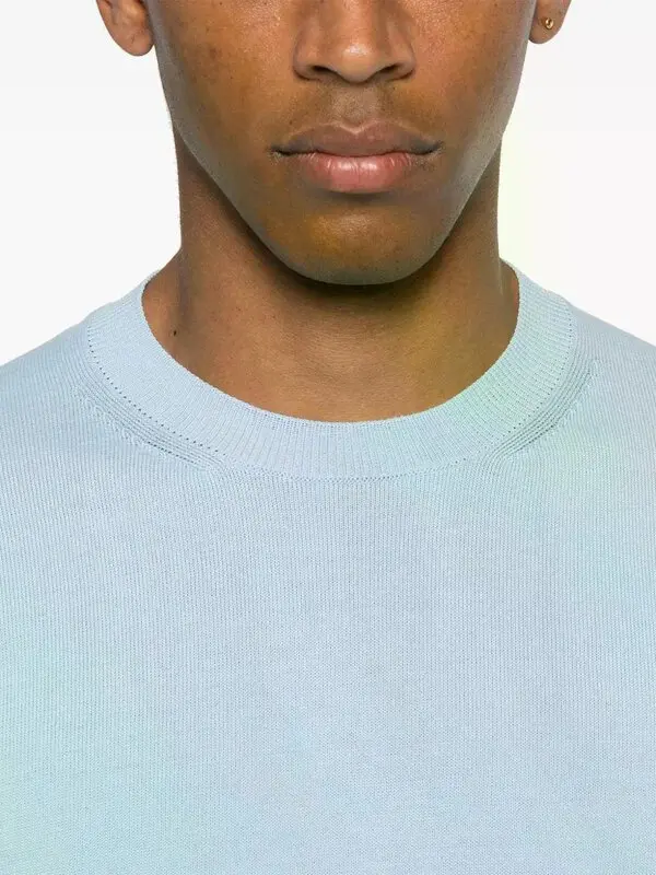 Comme Des Garçons Crew-neck Sweater - Blue