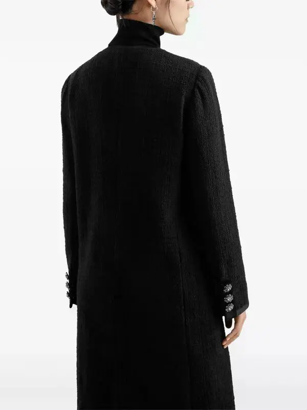 Dolce & Gabbana Tweed Single-breasted Coat