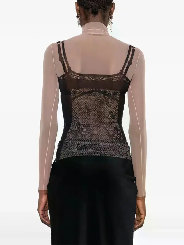 Balenciaga Trompe-l'oeil Top - Neutrals