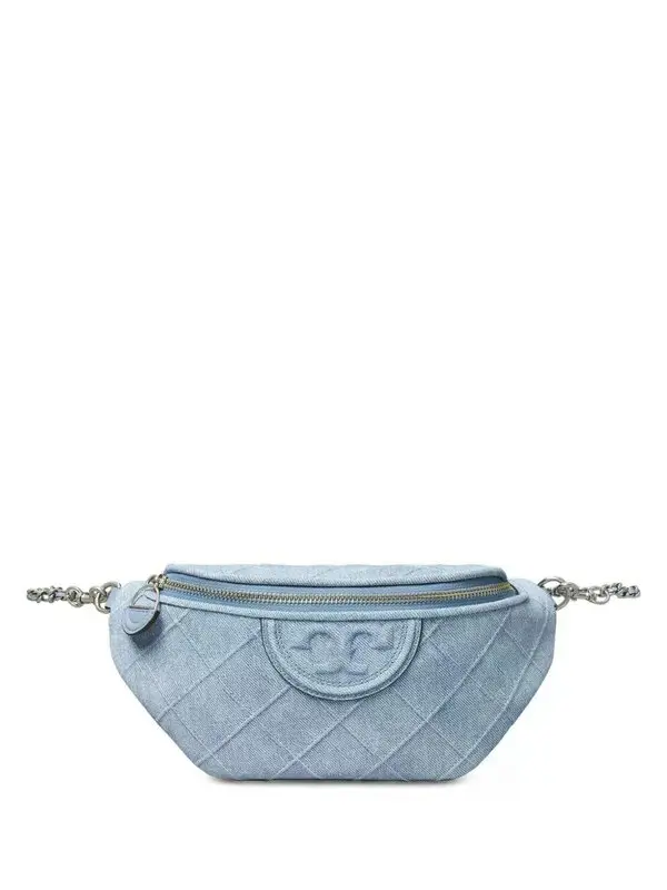Tory Burch Fleming Denim Belt Bag - Blue