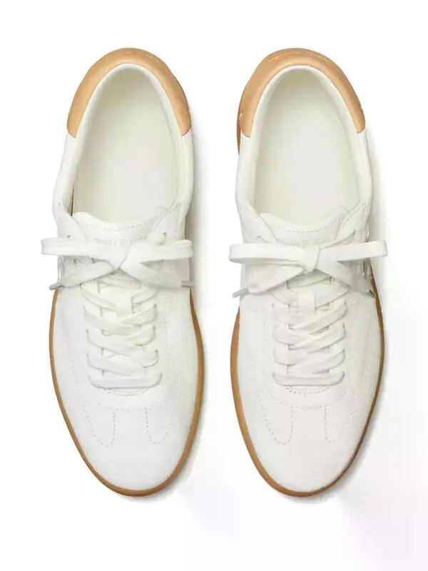Tory Burch Phoenix Leather Sneakers - White