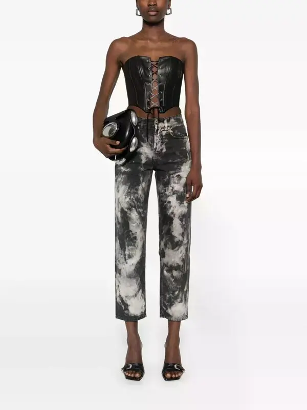 John Richmond Marble-effect Jeans