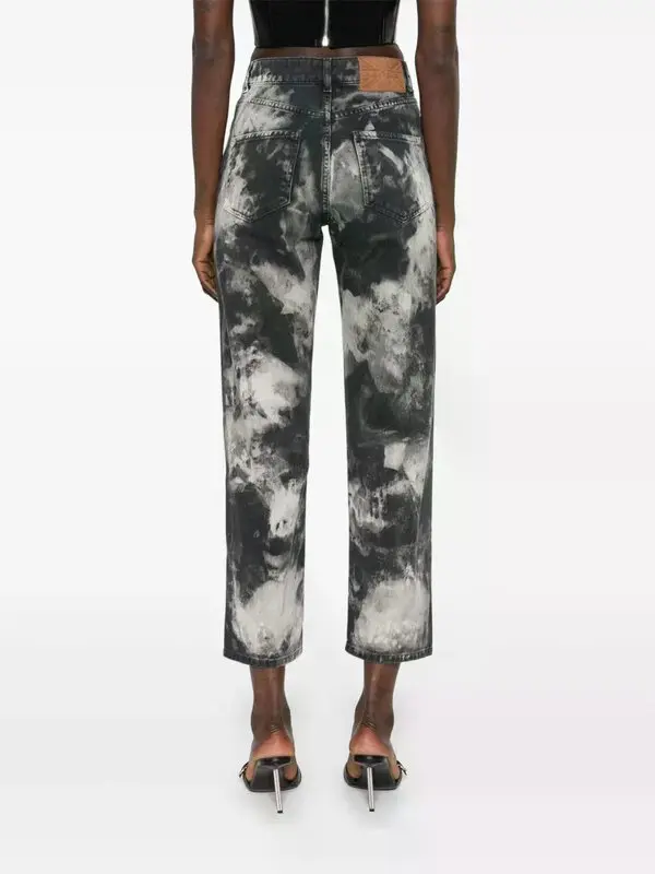 John Richmond Marble-effect Jeans