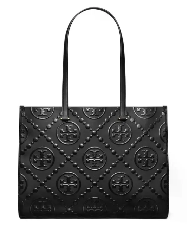 Tory Burch Monogram Tote Bag - Black